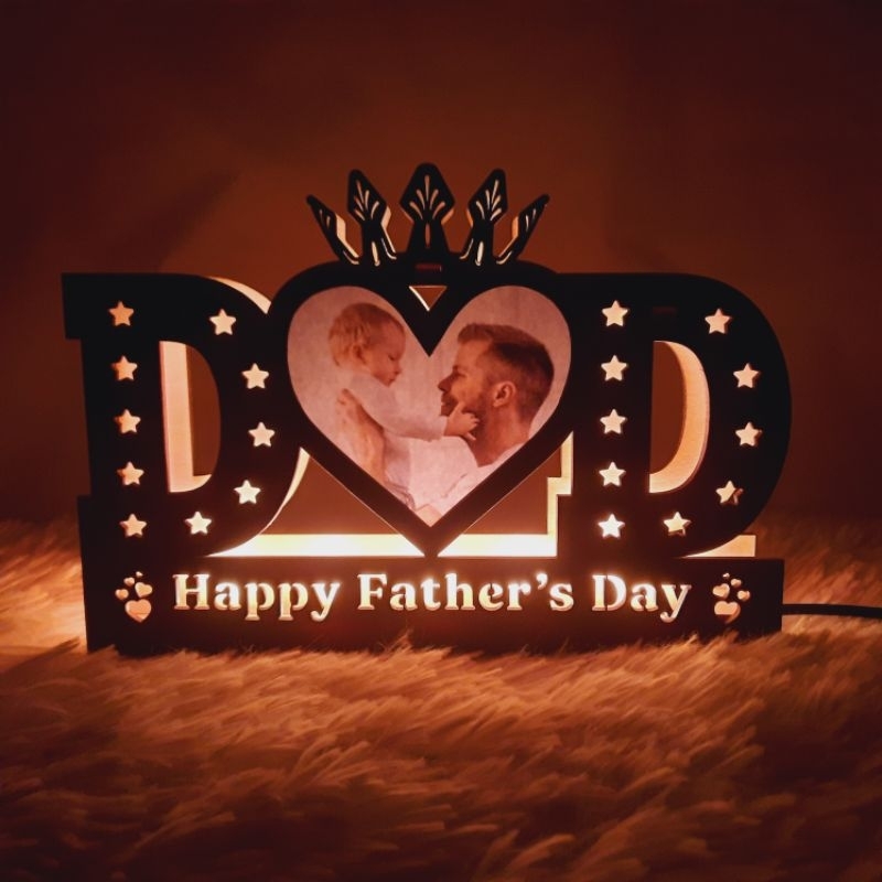 D ️D Letter LED | Father's Day LED | DAD LED | Shopee Malaysia