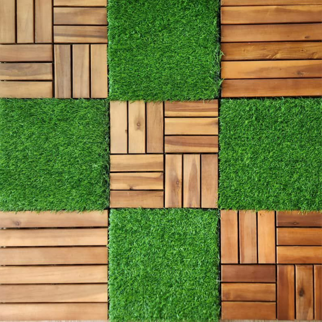 Floor Decking Wood Pallet Kayu Garden Decoration Timber Acacia Wood ...