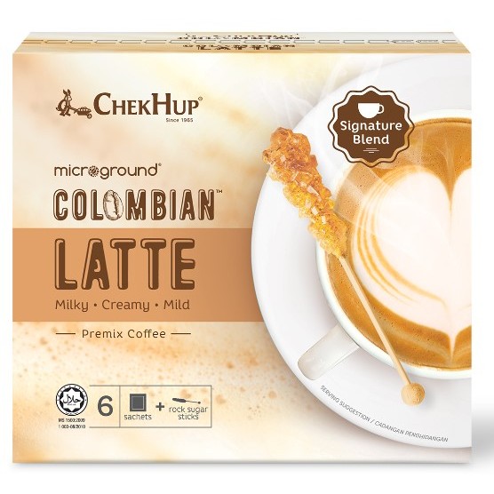 CHEK HUP Microground Colombian Latte Coffee Premix Coffee / Kopi ...