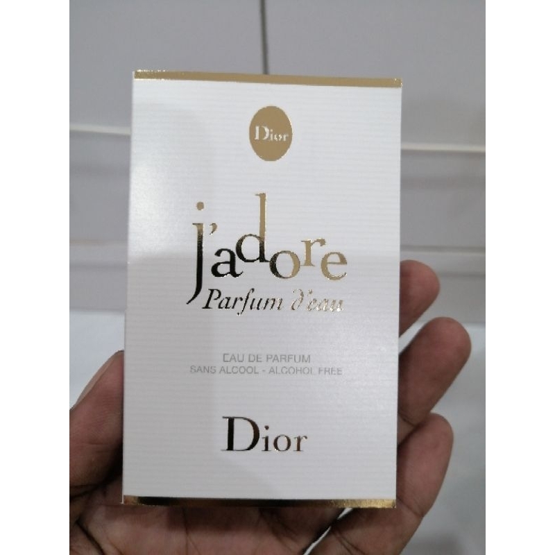 💯%ORI CD JADORE PARFUM DEAU NON ALCOHOL 1.2ML VIALS | Shopee Malaysia