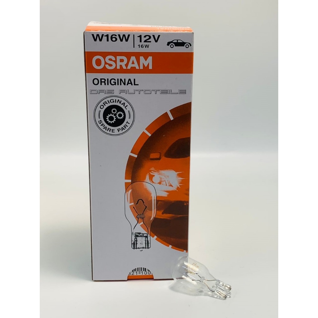 Original Osram 921 T15 12V 16W Halogen Light Car W16W Bulb - Made In Slovakia, 1 piece, New ...