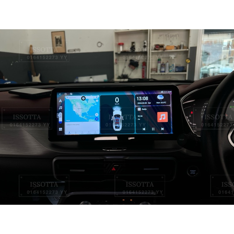 ISSOTTA Proton X50 12.3” 2K SCREEN OEM ANDROID CAR PLAYER + 3D 360 SONY ...