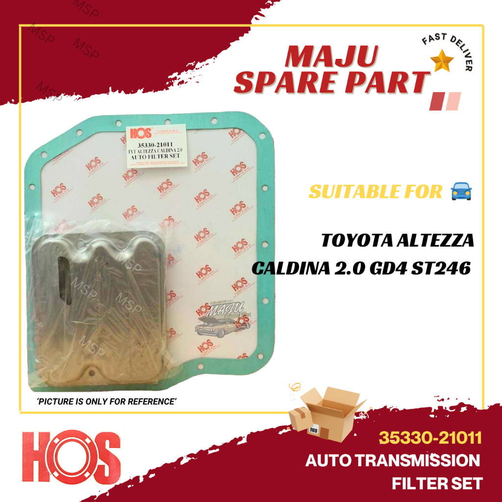 MSP TOYOTA ALTEZZA CALDINA 2.0 GD4 ST246 AUTO TRANSMISSION FILTER SET ...