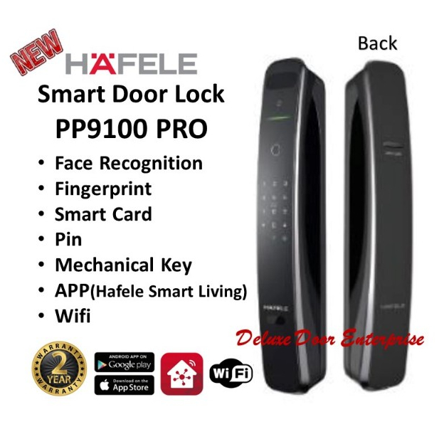 Hafele Smart Door Lock PP9100 PRO Smart Lock Digital Lock Digital Door ...