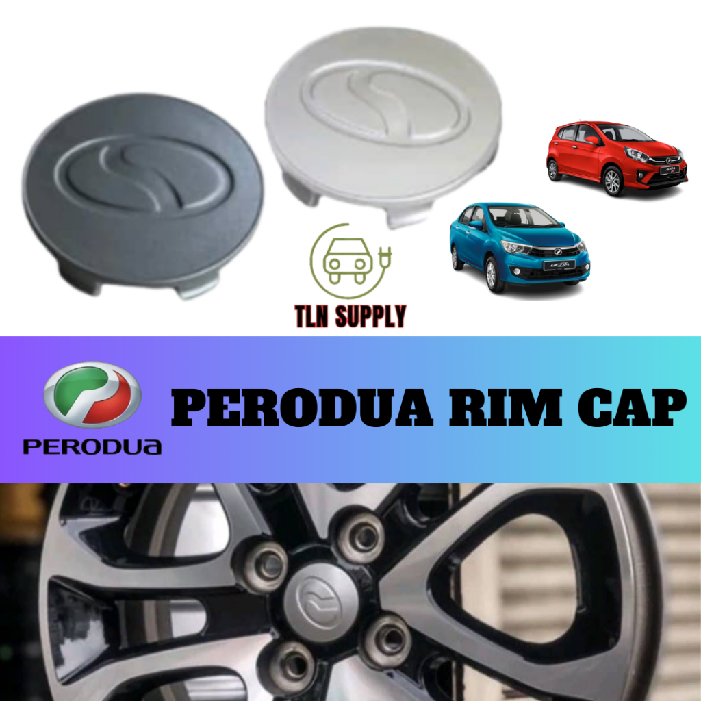 PERODUA RIM CAP MYVI / ATIVA / AXIA / BEZZA / VIVA / ALZA / KENARI CAR ...