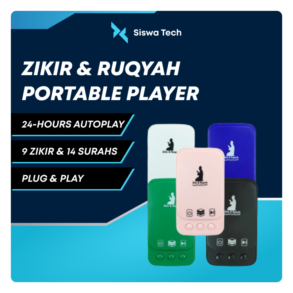 Plug In Digital Zikir Ruqyah 30 Juzuk al-Quran Audio Speaker Autoplay ...