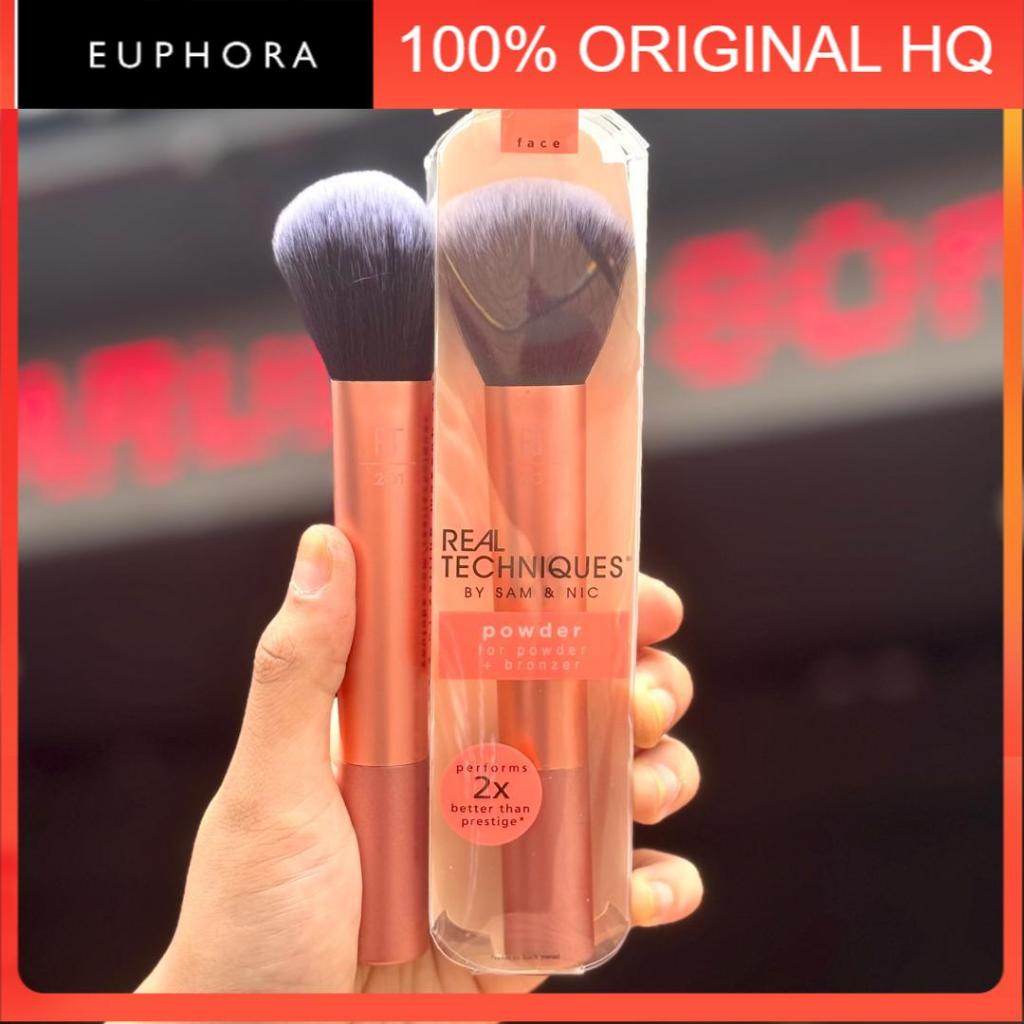 🔥 HOT SELLING 🔥💯% BRUSH REAL TECHNIQUES MAKEUP FOR POWDER+BRONZER 201 ...