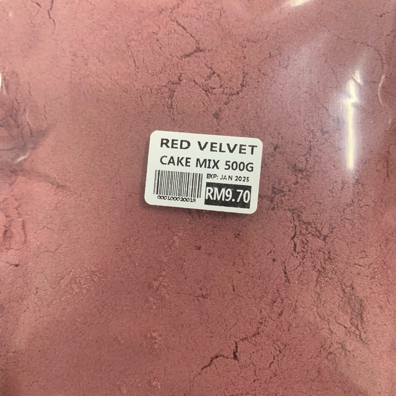 YIBAKE Bakels red velvet cake premix 500g cake mix campuran kek red ...