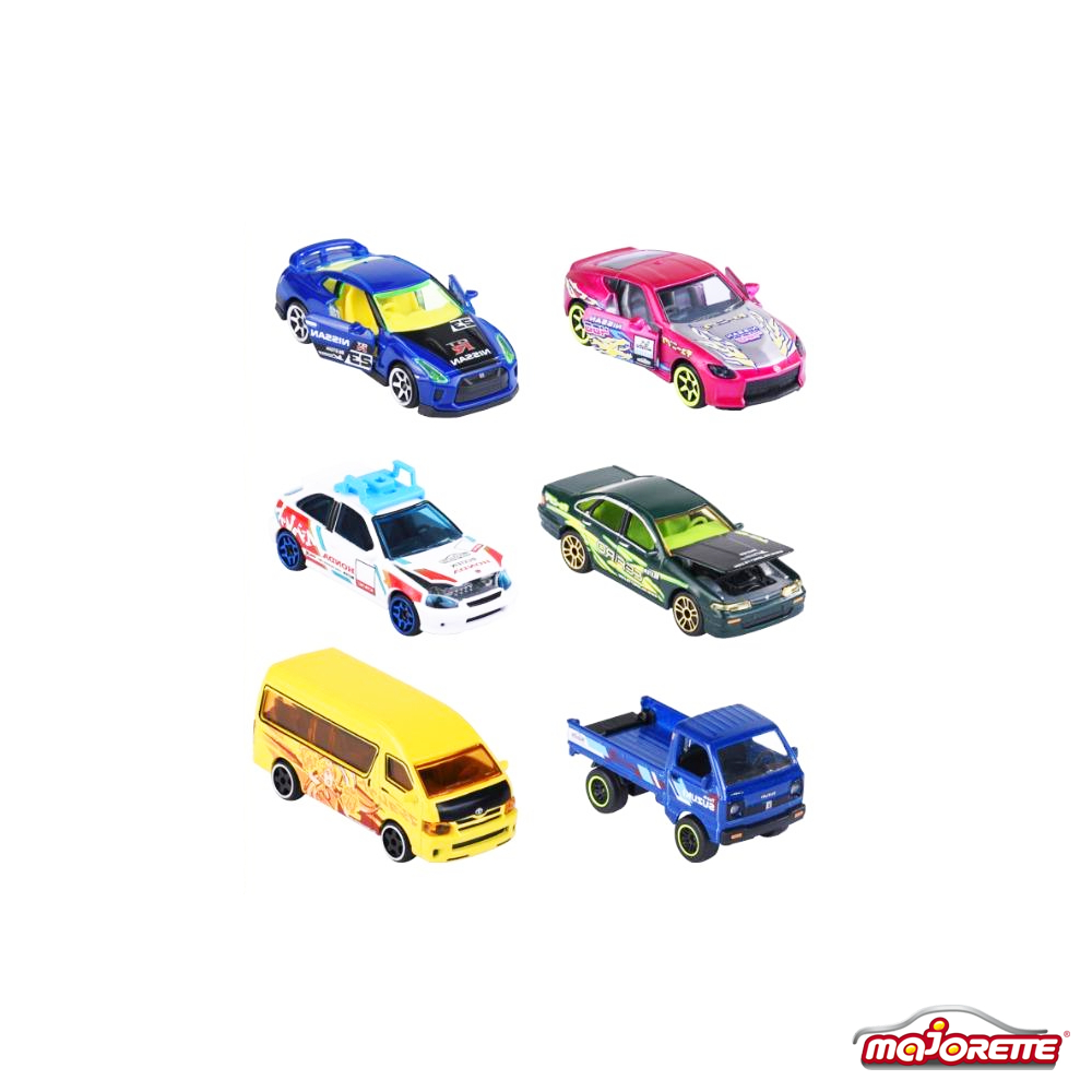 Majorette Japan Series 01 Deluxe Cars Series - Civic / Cefiro / GT-R ...