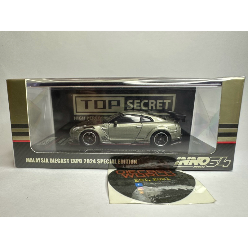 Inno64 Malaysia Diecast Expo MDX 2024 Top Secret Nissan GTR R35 T-Spec ...