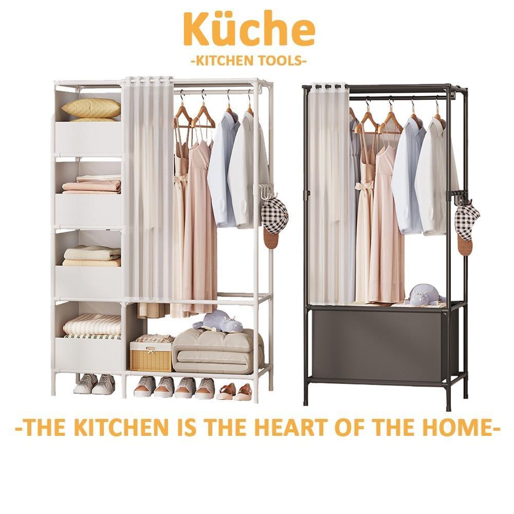 KUCHE Simple Open Wardrobe Clothes Quilt Sheet Storage Rack Cabinet ...
