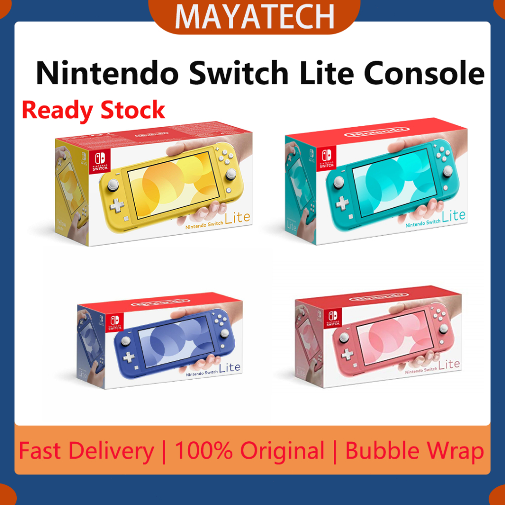 【Ready Stock】Nintendo Switch Lite Console + 1 Year Warranty | Shopee ...