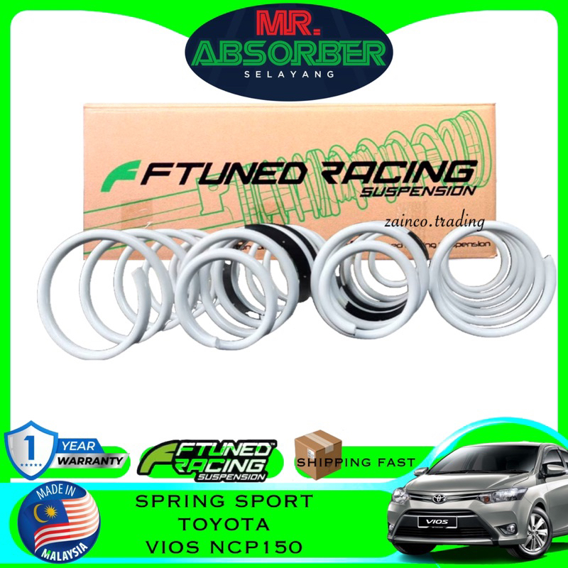 TOYOTA VIOS NCP150 / VIOS NSP 151 / YARIS FTUNED SPORT SPRING [original ...