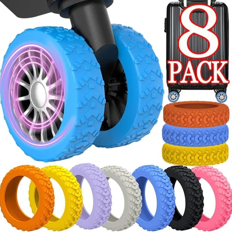 Protect your luggage wheels with our 8-piece set of travel protectors ...