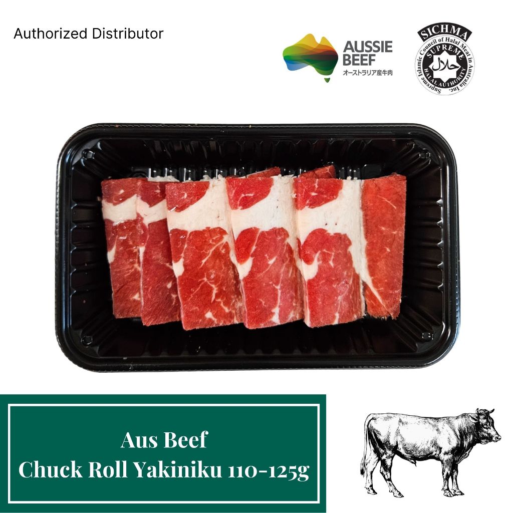 Gin Gyu Aus Beef Chuck Roll Yakiniku 110-125g | Shopee Malaysia