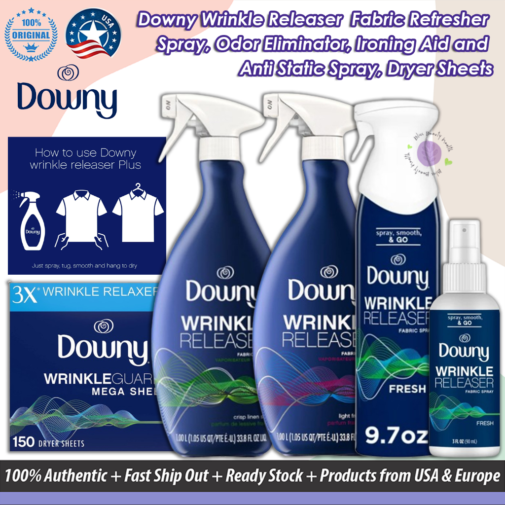 Downy Wrinkle Guard Dryer Sheets WrinkleGuard Wrinkle Release Fabric ...