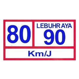 Speed Limit Sticker for Heavy Truck/ Lorry Truck | Shopee Malaysia