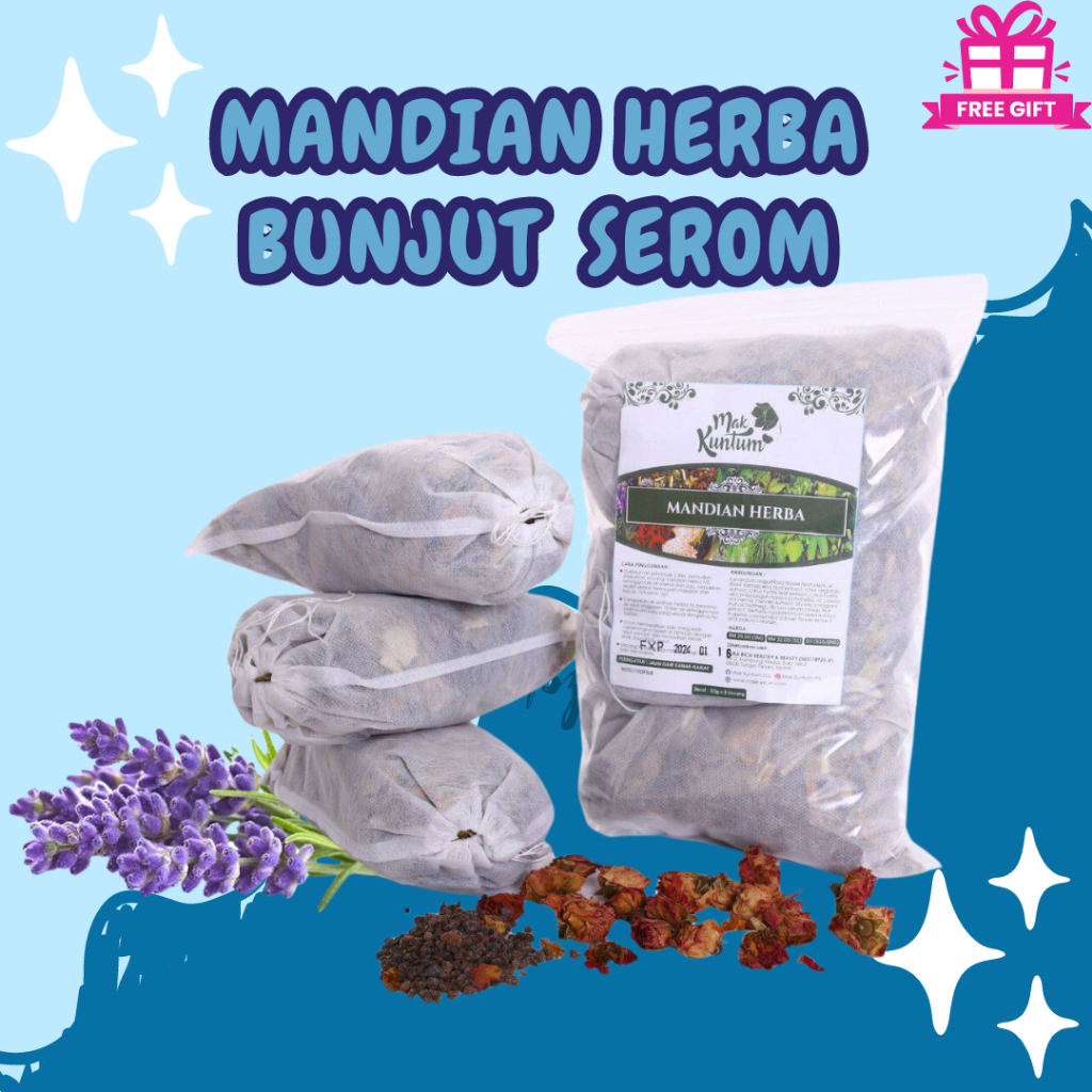 Mandian Herba Daun Serom Mak Kuntum/Mandian herba berpantang/Daun ...