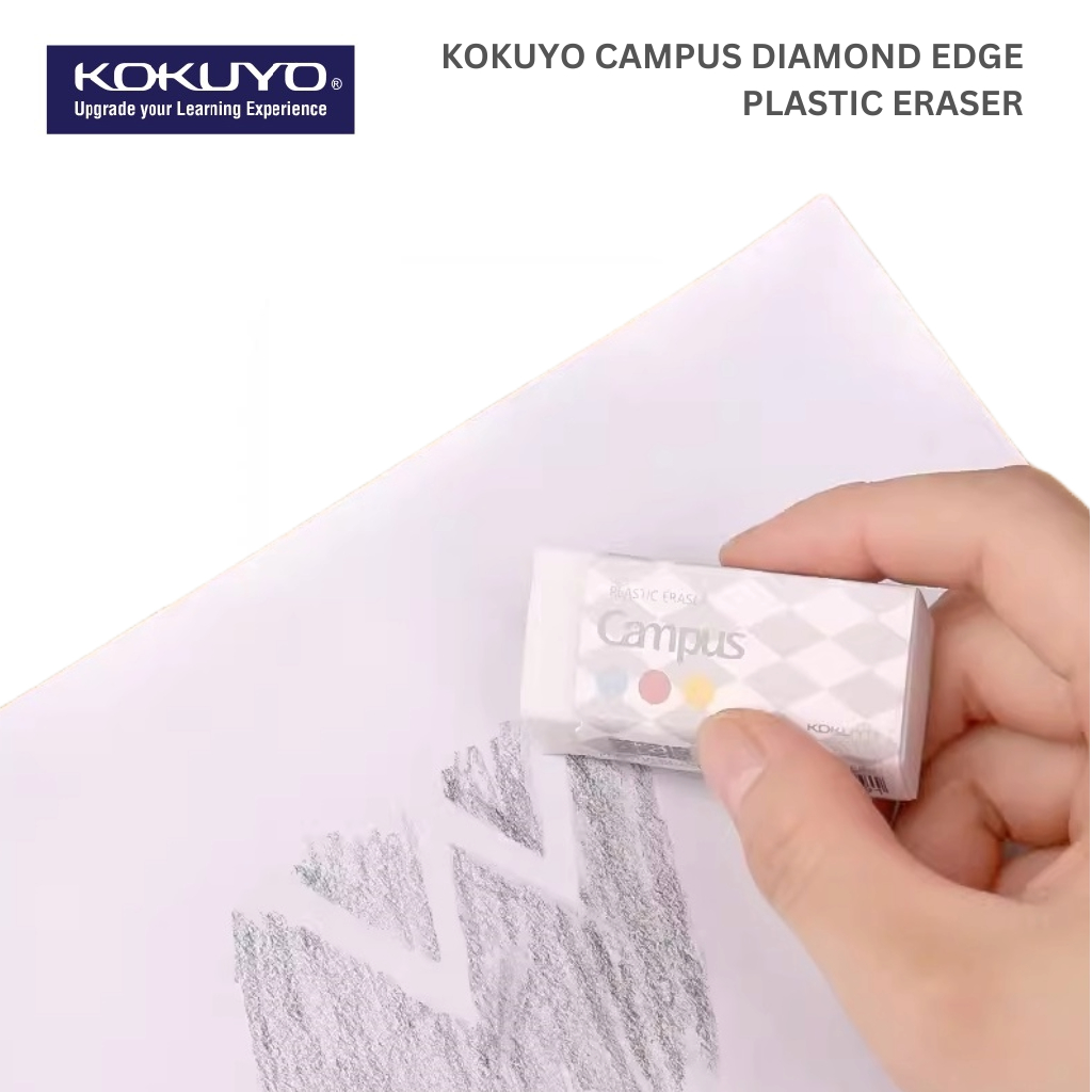 Kokuyo Campus Diamond Edge Plastic Eraser WSG-ERH1 Pemadam Plastik Tepi ...
