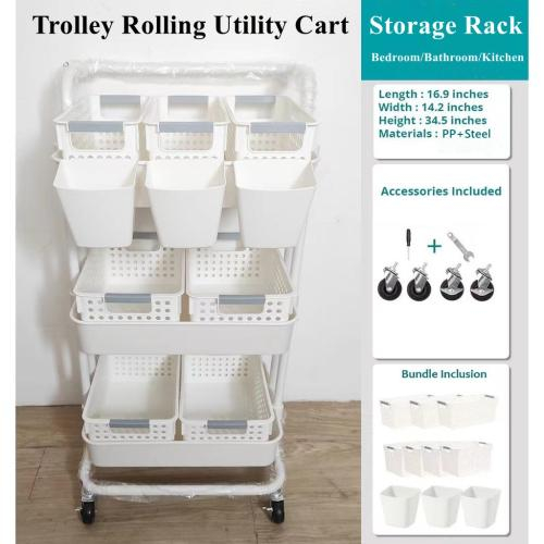 3 Tier trolley 3 Tier Rack Trolley Baby trolley Rack Baby Storage Rack ...