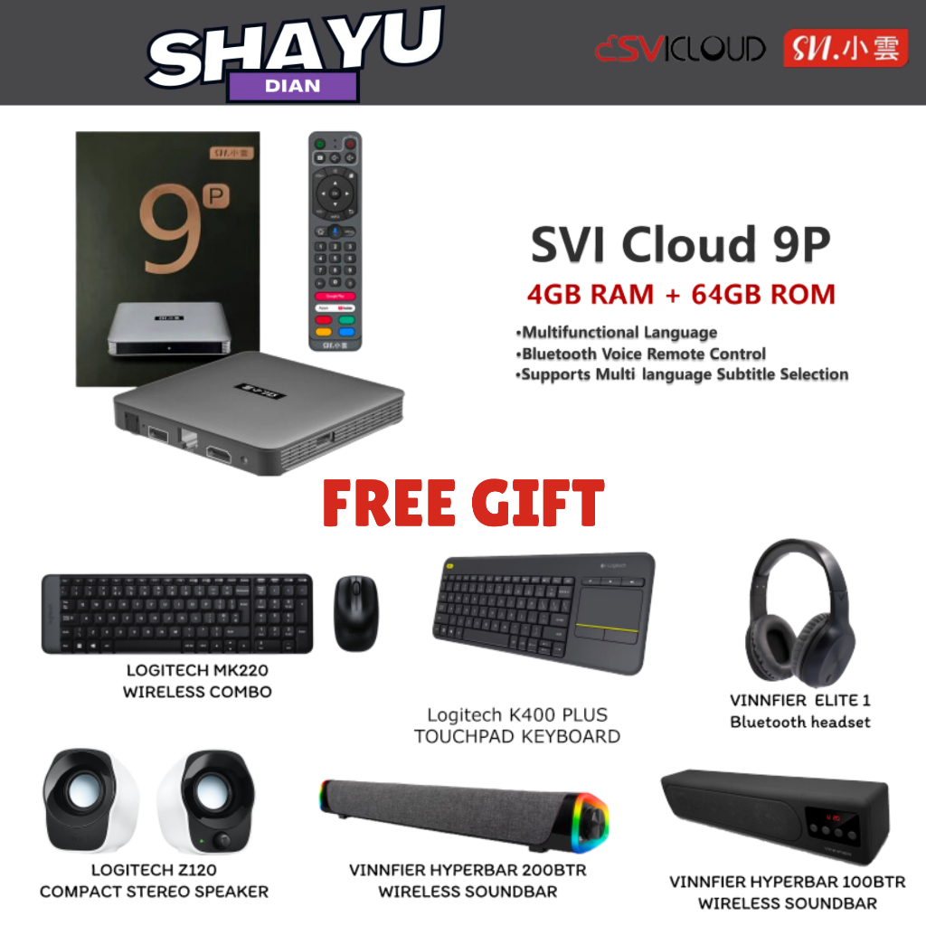 2024 SVI 9P 小云 电视盒 | MCMC Certified | 4GB RAM 64GB MEMORY | PERMAIN MEDIA DIGITAL | Android ...
