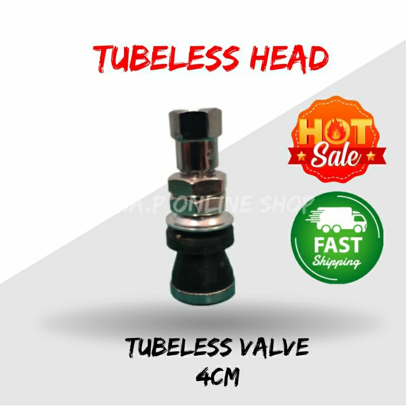 Tayar Tubeless Valve Kepala Angin Tuib Tubeless Motor Kereta Rubber ...