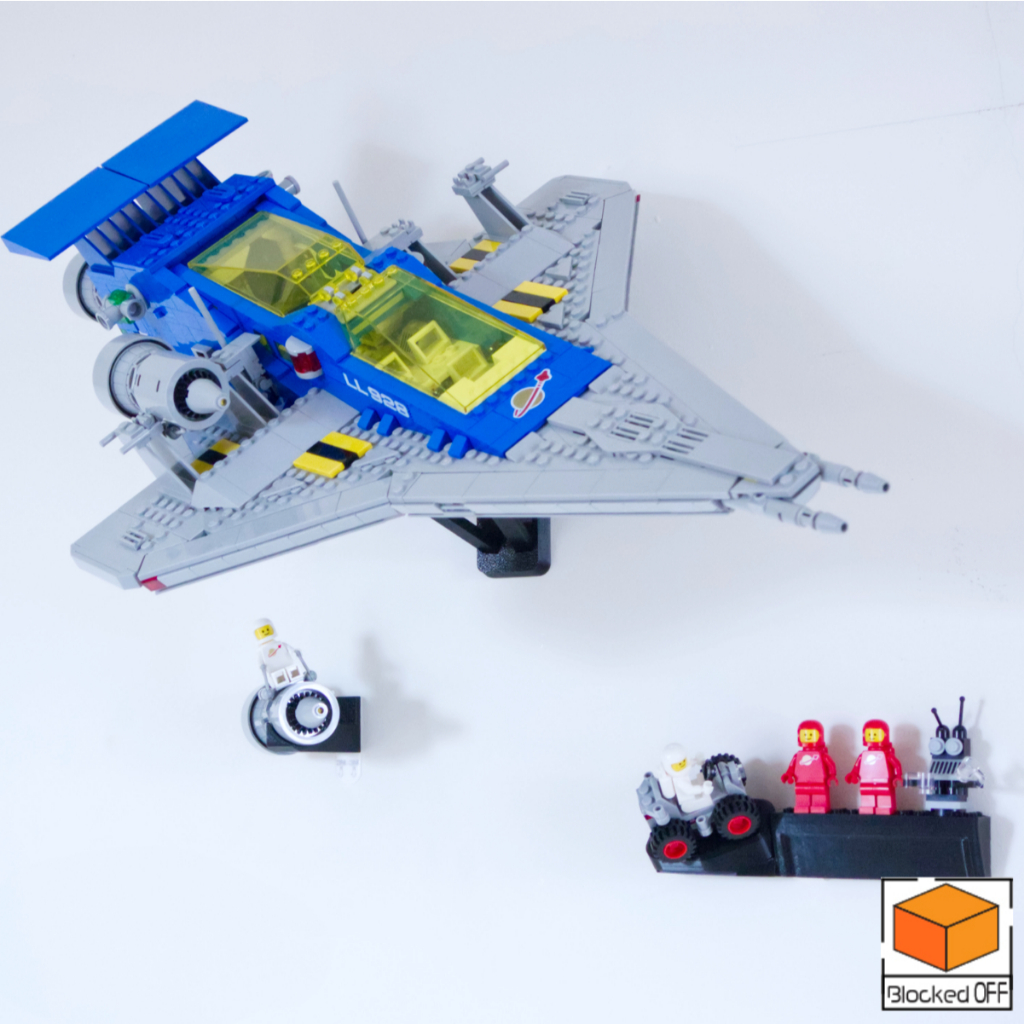 Wall Mount for Lego GALAXY EXPLORER SPACE SHIP (10497) (2 in 1 ...