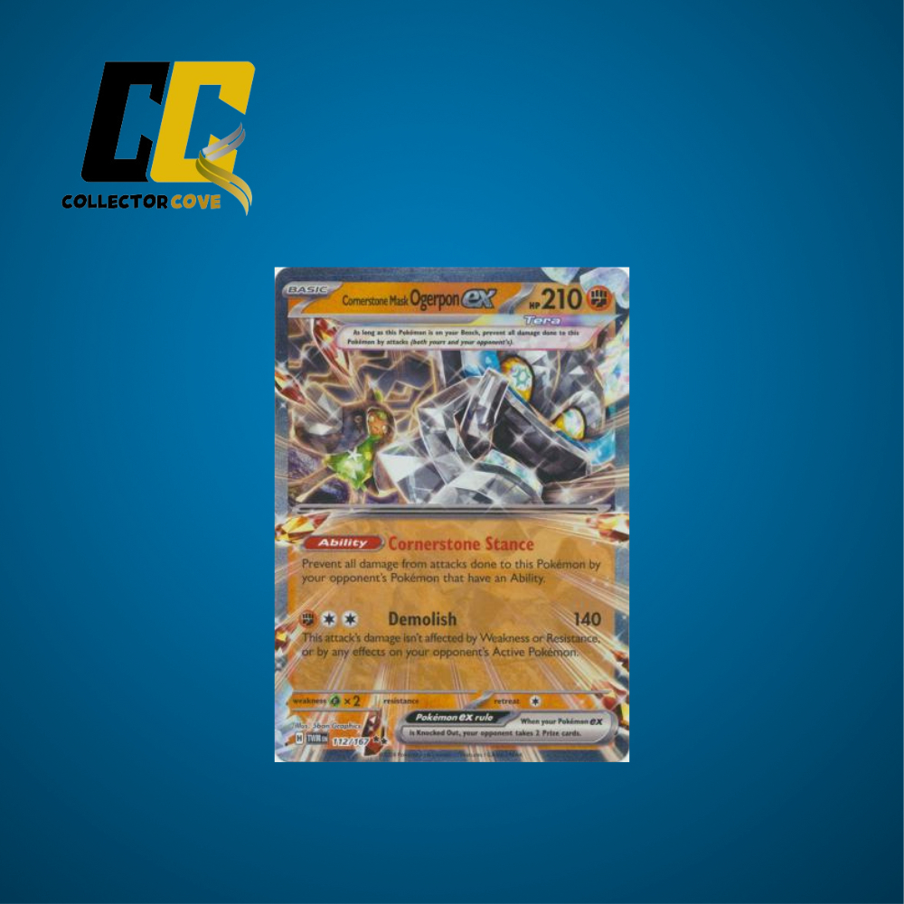 Pokemon TCG Cornerstone Mask Ogerpon ex 112/167 Ultra Rare - SV06 ...