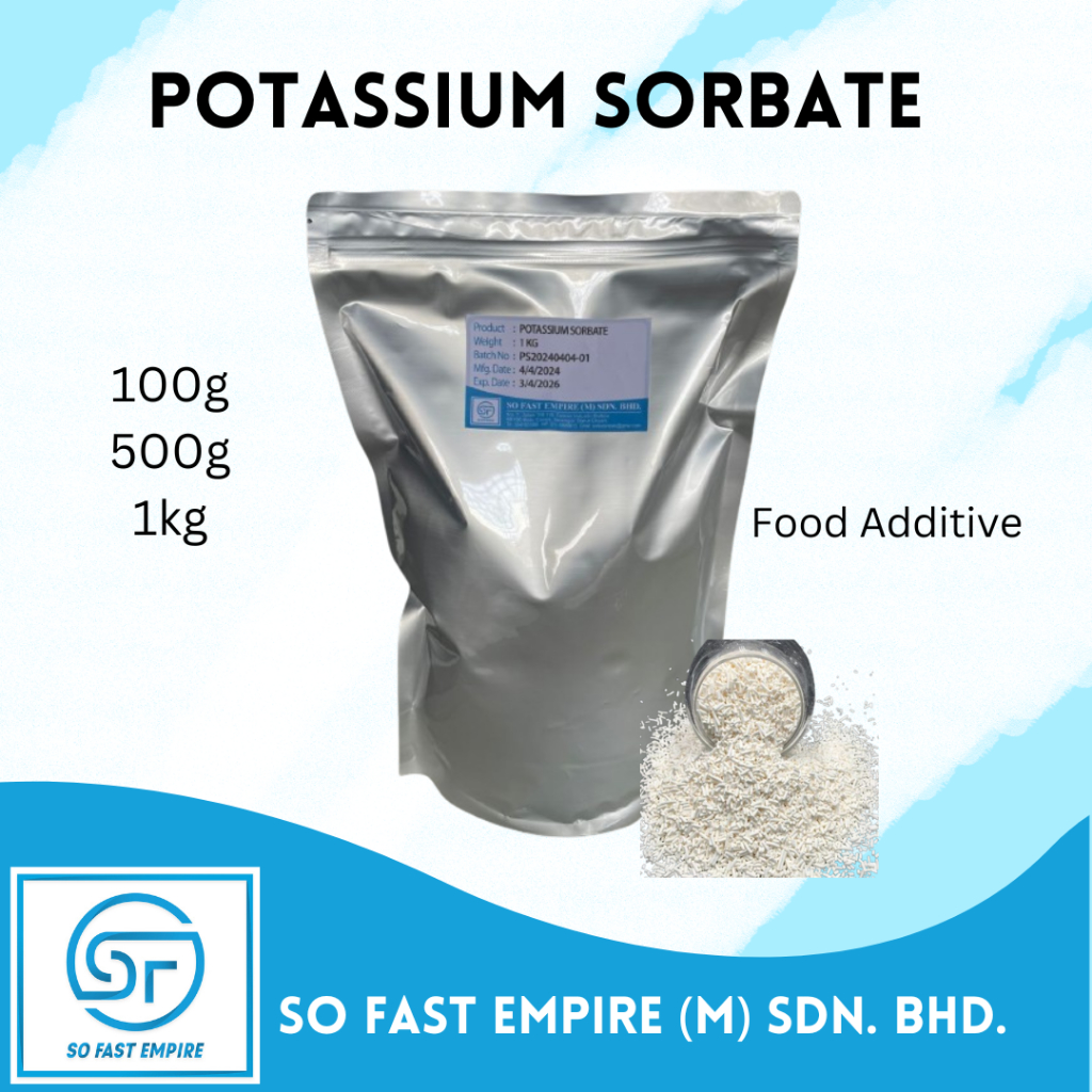 Potassium Sorbate (Food Additive) 100g/500g/1kg | Shopee Malaysia