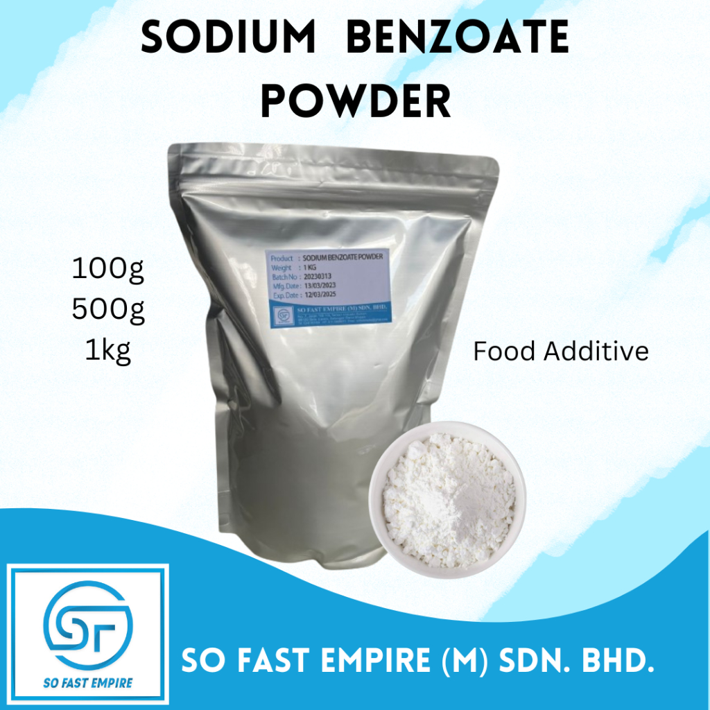 Sodium Benzoate Powder (Food Grade) 100g/500g/1kg | Shopee Malaysia