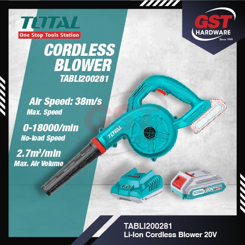 Total Blower Cordless 20V Cordless Air Blower Cordless Blower Powerful ...