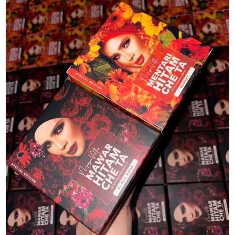 MAWAR HITAM & MENTARI HITAM CHE TA COLOR CHANGING LIPSTICK ORIGINAL | Shopee Malaysia