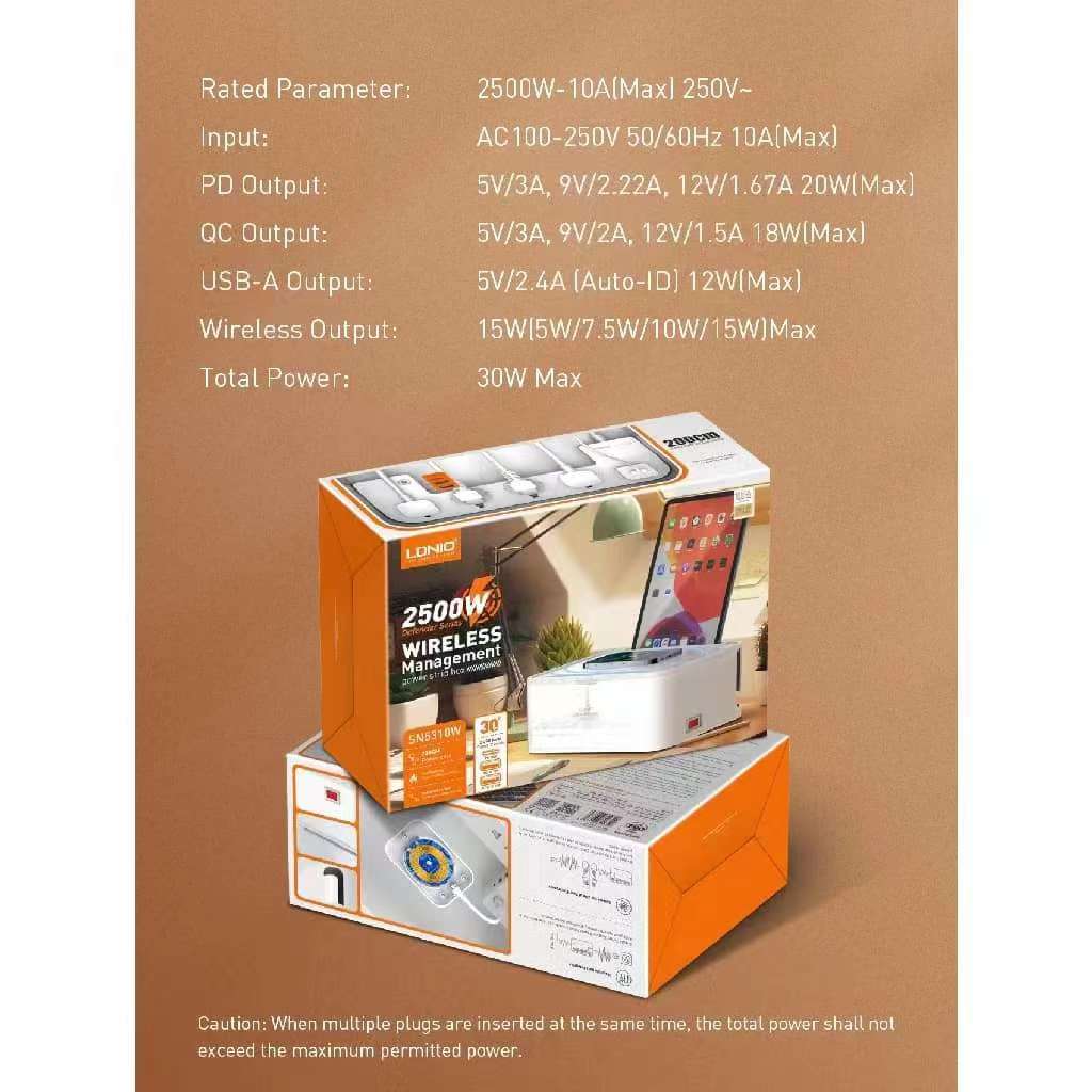 LDNIO Q366 65W Super Fast Charging Charger PD 65W + QC 3.0 Super Fast Charging Universal ...