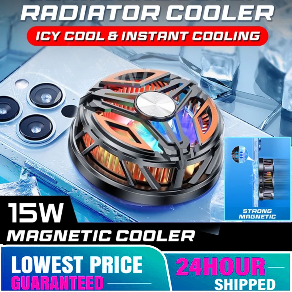 Mobile Cooler Phone Cooler Gaming Penyejuk Telefon Fan Cooler Kipas ...