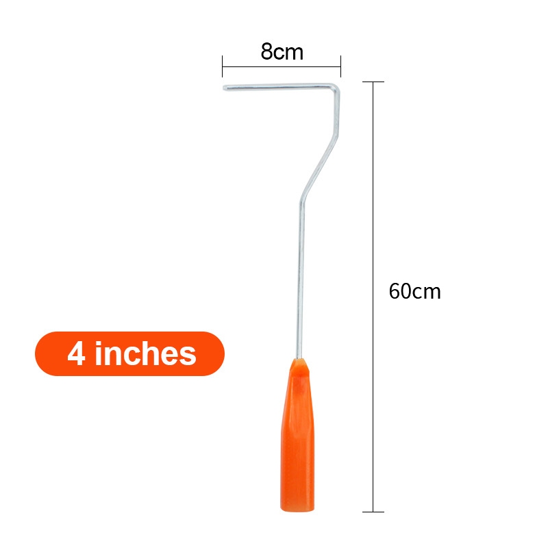🇲🇾 4" Roller Refill 16" Roller Handle Paint Roller Painting Brush Tool ...