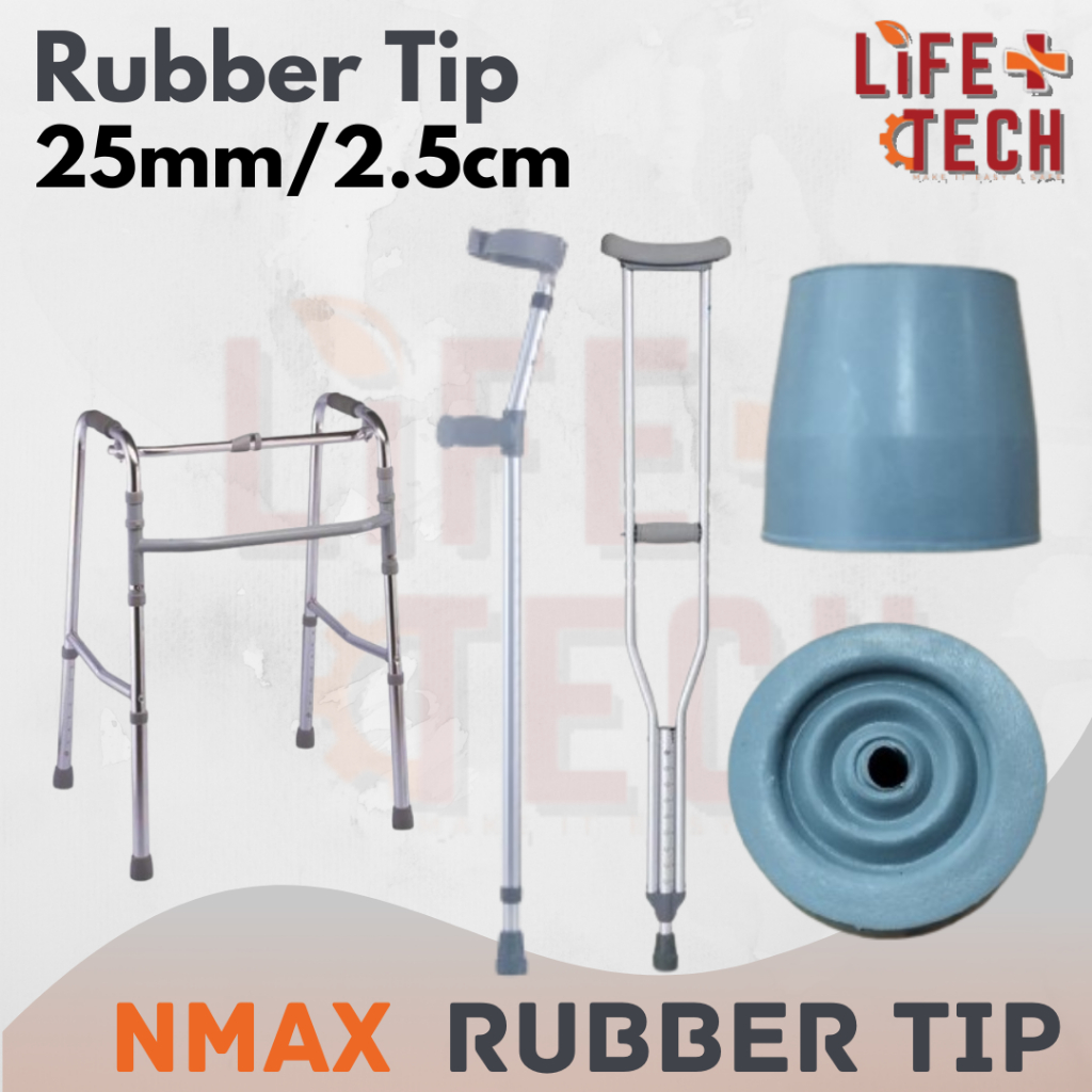 Rubber Tip for Walking Stick | Walking Frame | Crutches | Commode Chair ...