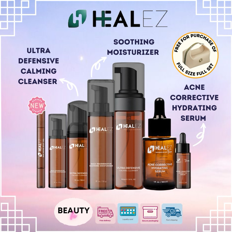 HEALEZ Acne Corrective Hydrating Serum / Ultra Defensive Claming ...