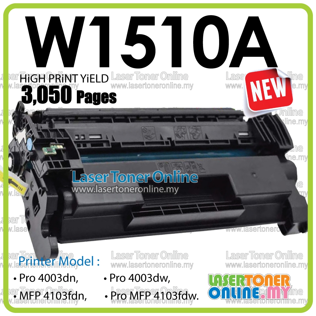 Compatible to H* 151A H*151A W1510A 4003dw Laserjet Pro M4003dn M4003dw ...