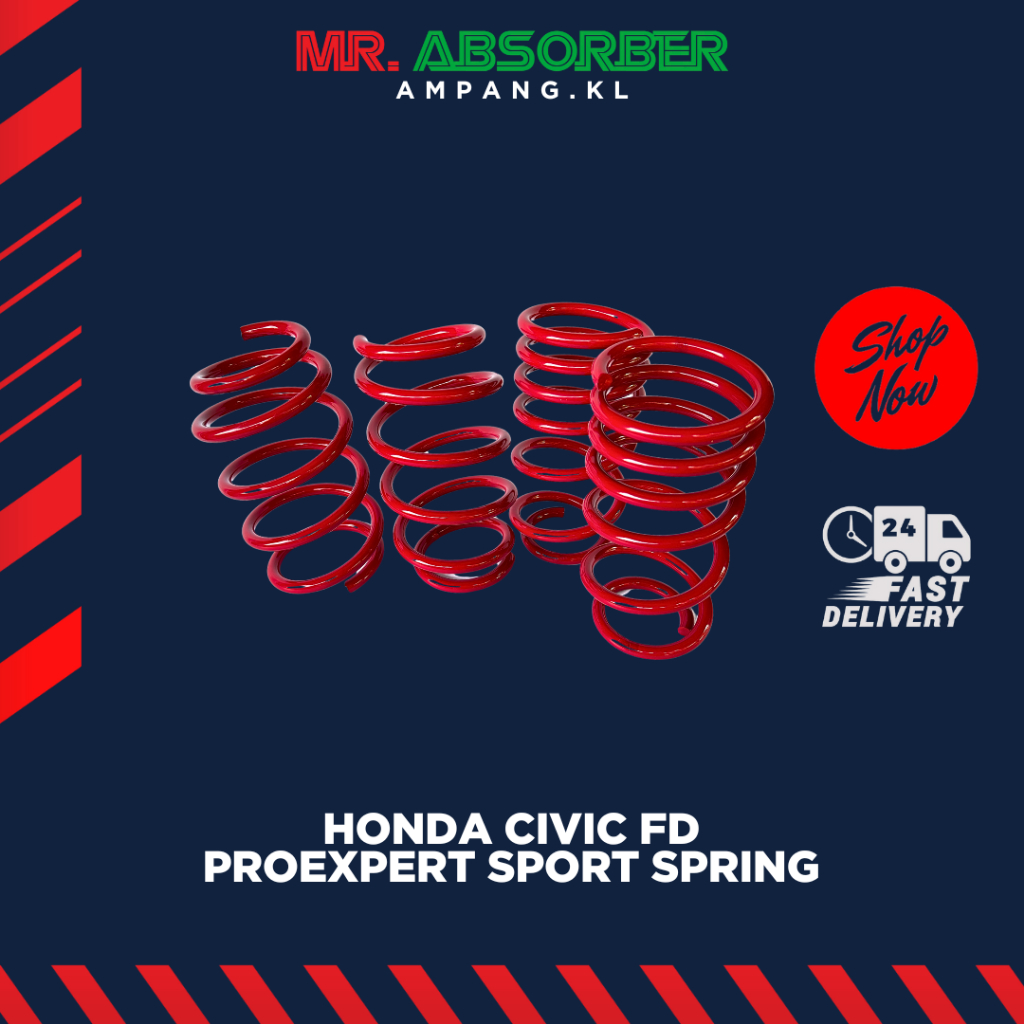 SPORT SPRING PROEXPERT HONDA CIVIC FD | Shopee Malaysia