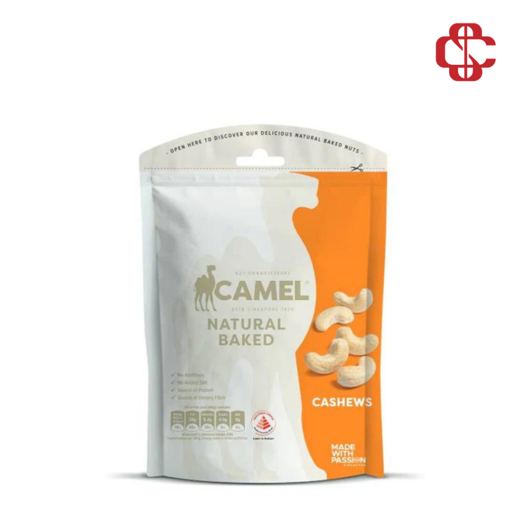Camel Natural Baked Cashew 135g 腰子豆 (Original) ( Exp 2025) | Shopee ...