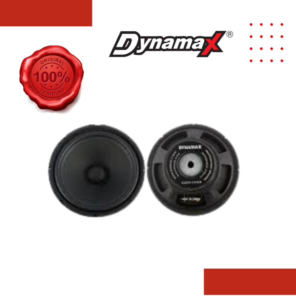 DYNAMAX CS450W 10" 150W Double Magnet Woofer Karaoke Speaker Unit (1 PC ...