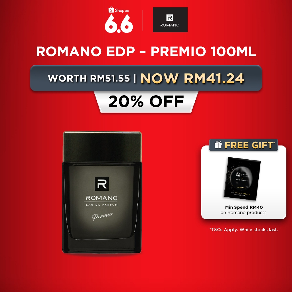 ROMANO EDP - Premio 100ml | Modern Perfume | Long Lasting | MEN ...
