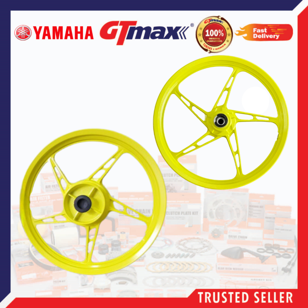 YAMAHA MOTO LC135 SPORT RIM ORIGINAL CAST WHEEL DEPAN BELAKANG SPORT ...