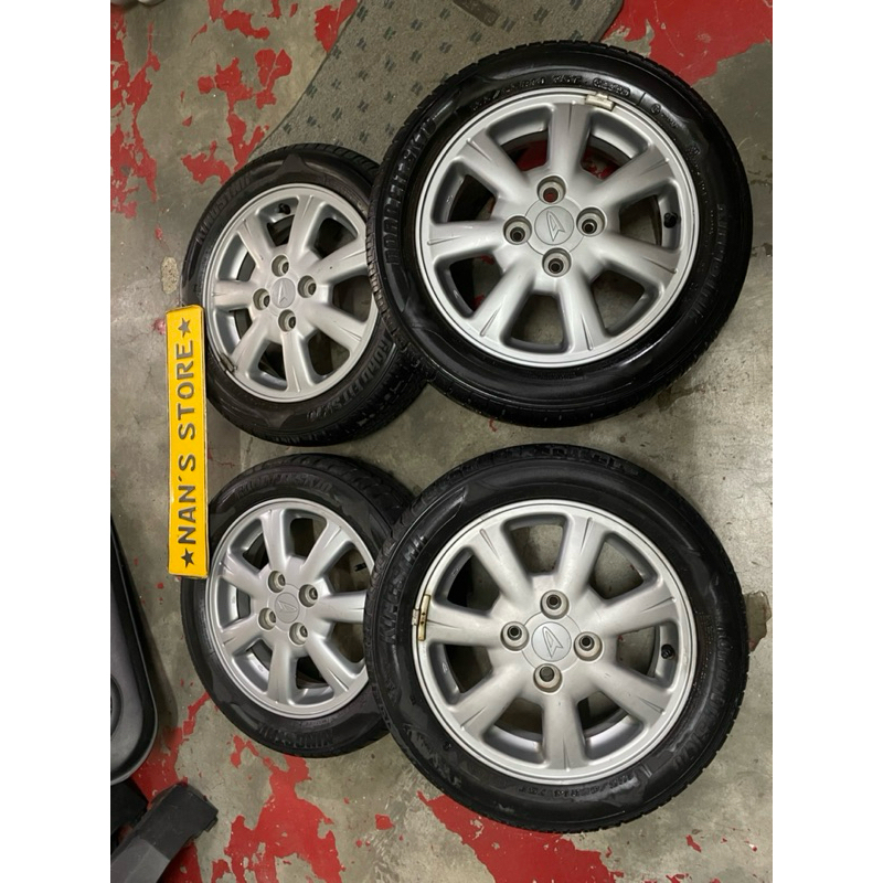🇯🇵 rim 14” Daihatsu jepun pcd 4x100 +45 4.5jj sesuai Untuk Kenari ...