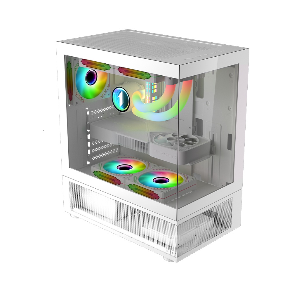 Istplayer Gaming PC Case Miku Mi7-A White Standard ATX | Shopee Malaysia