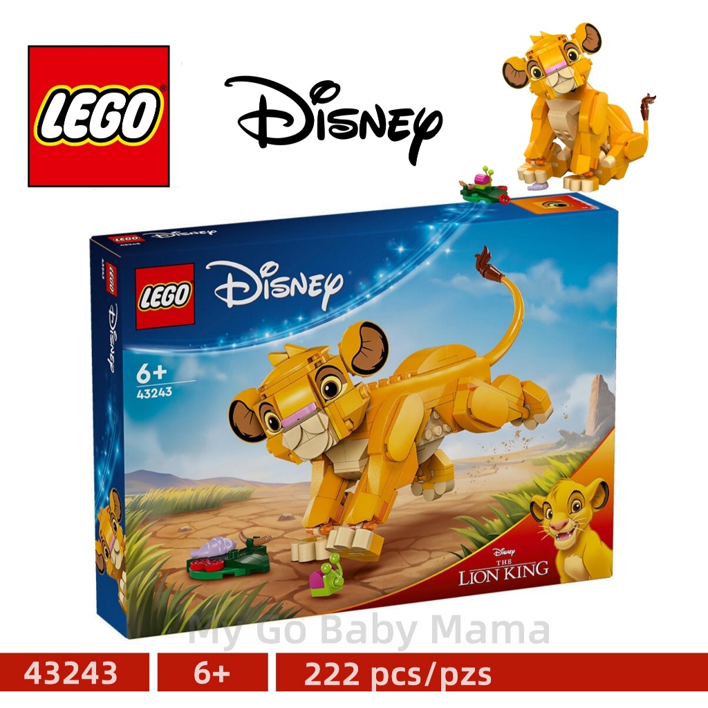 Original LEGO Disney 43243 Simba the Lion King Cub ( 222 Pieces ) 6 ...