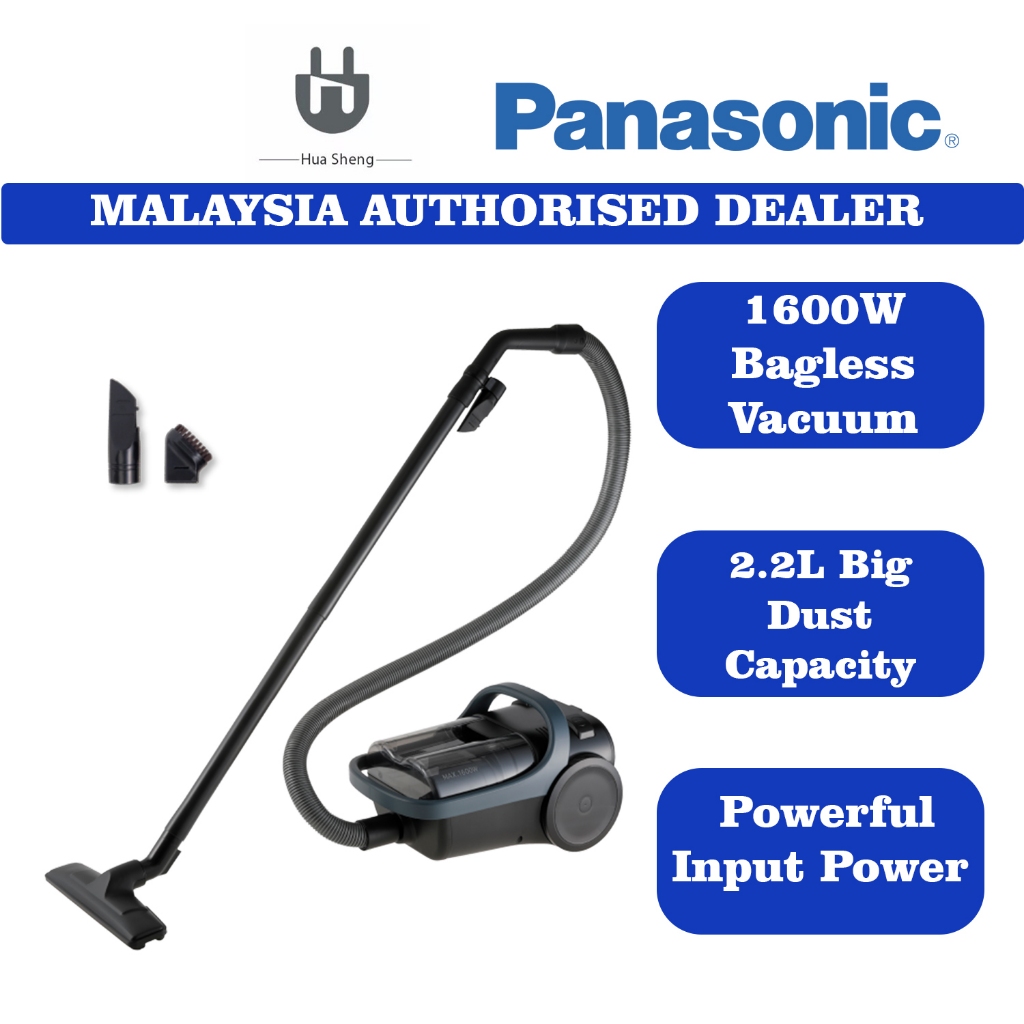 PANASONIC MC-CL601 Powerful 1600W Cyclone Bagless Canister Vacuum ...