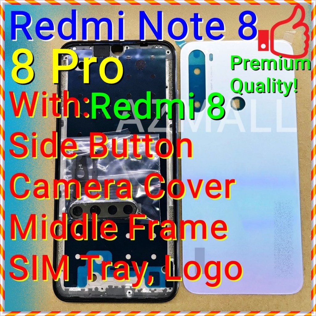 (3 Color) NEW ORI Full Housing Side Middle Frame Battery Cover XIAOMl ...