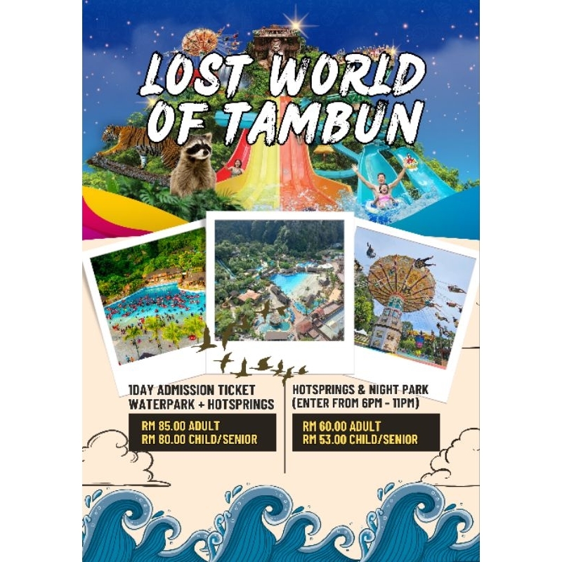 Lost World of Tambun Ticket | Shopee Malaysia