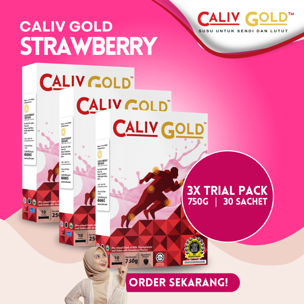 CALIV GOLD HQ Susu Untuk Tulang, Sendi & Lutut, Bantu Saraf & Gout ...